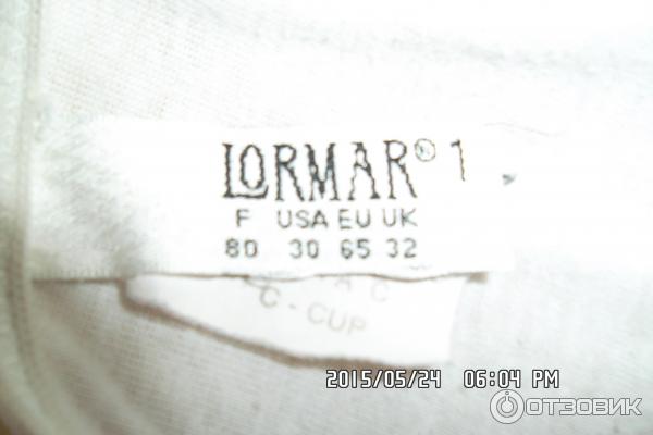 Отзыв о Бюстгальтер Lormar | Долго служит-хороший
