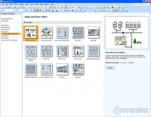 Отзыв о Программа Microsoft Office Visio 2007 | Удобный инструмент для начертания схем.