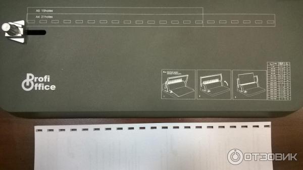 Отзыв о Брошюровщик ProfiOffice Bindstream K1451 | Лёгкий, удобный, но преувеличен объем ...